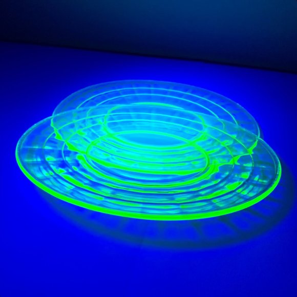 Anchor Hocking | Dining | Vtg Lot Of 2 Anchor Hocking Optic Block ...